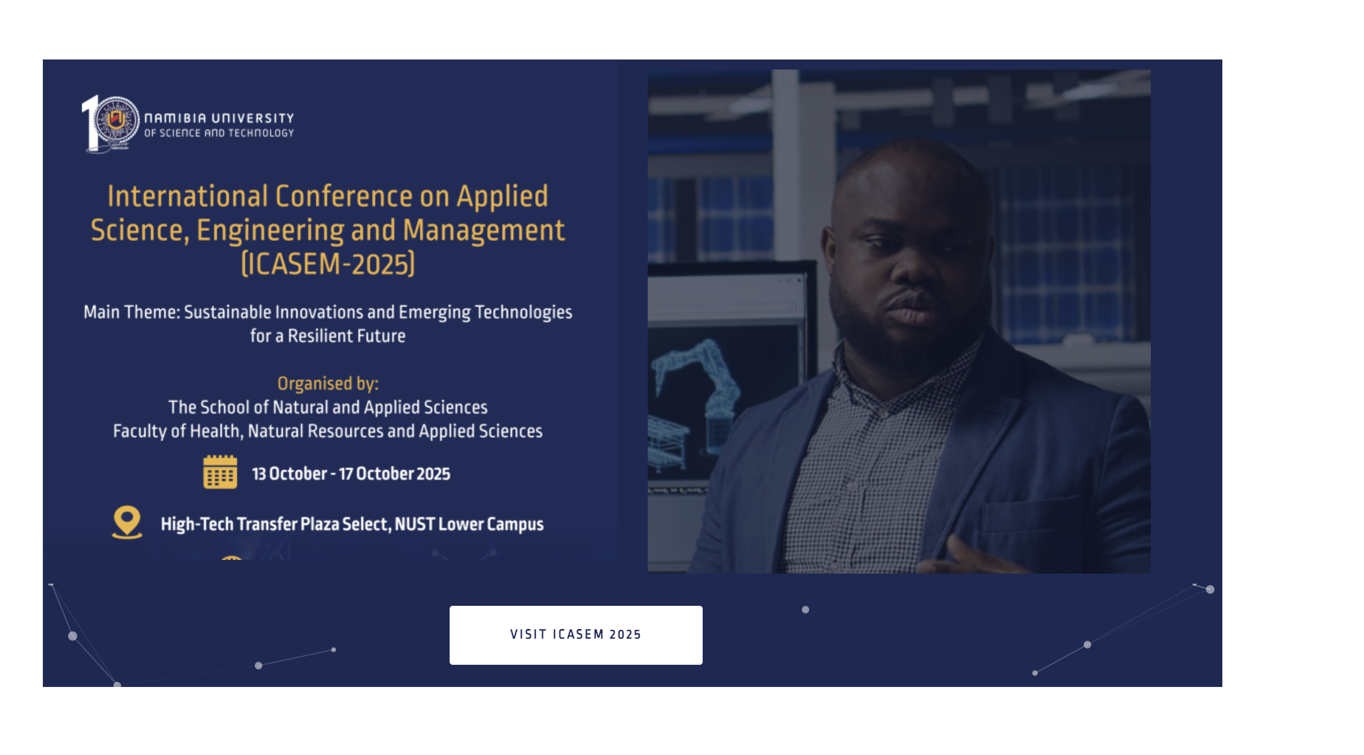 Internal Conference on Applied Science Engineering and Management (ICASEM) 2025 | Namibia ...